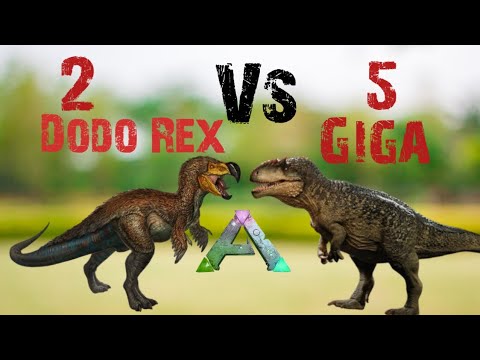 Ark ultimate mobile edition I Dodo Rex VS Giga I #ark # ...
