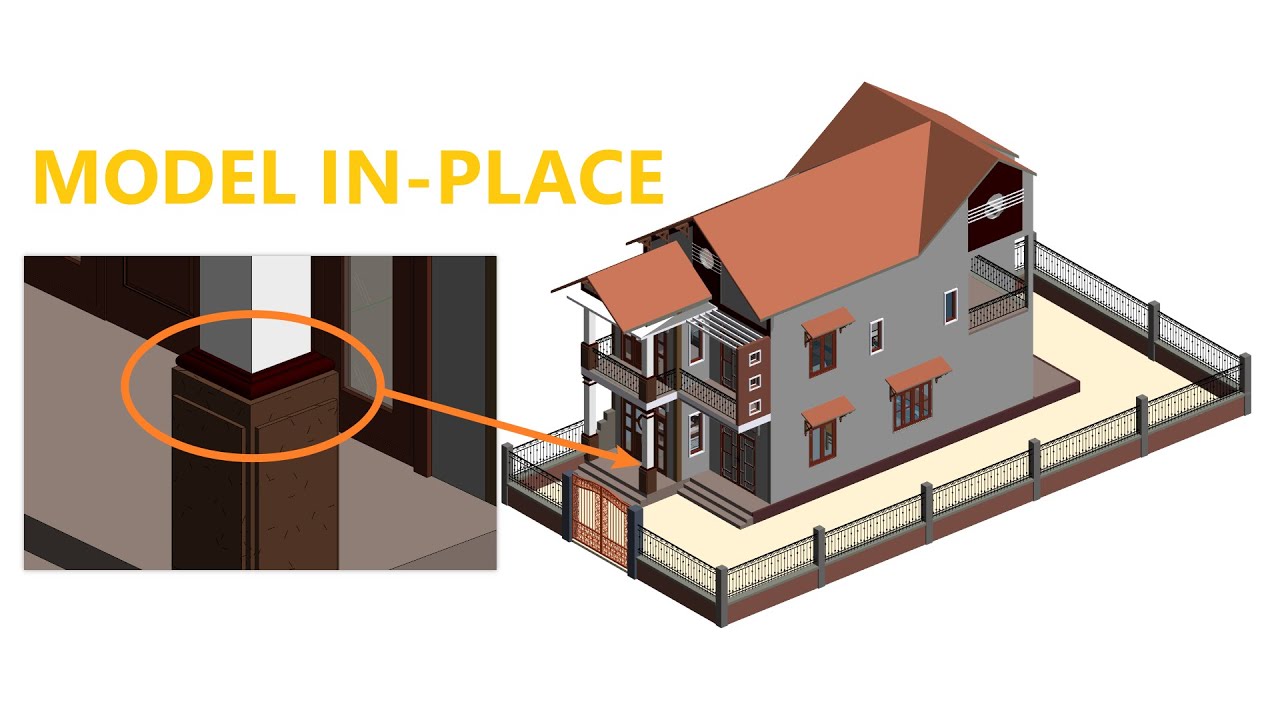 [Bài 17] - Học Revit - Các Công Cụ Tạo Hình Trong Model In-Place - YouTube