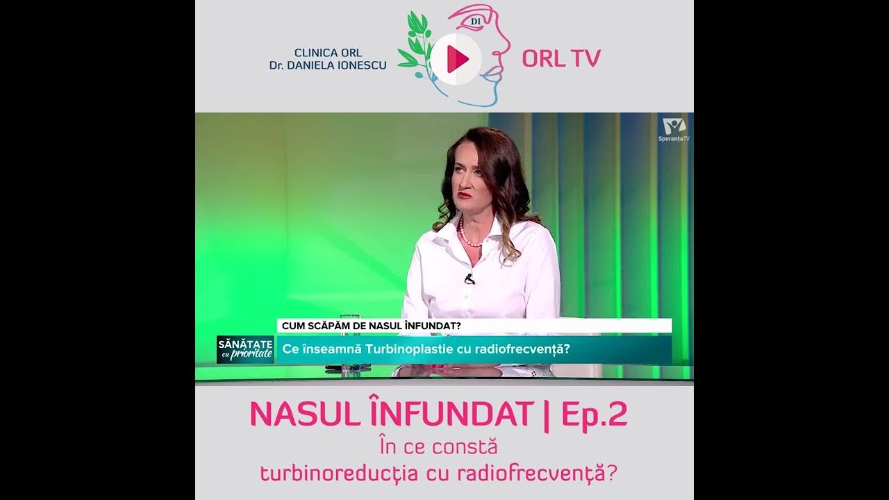 TURBINOREDUCȚIA CU RADIOFRECVENȚĂ | Clinica ORL Dr. Daniela Ionescu - YouTube
