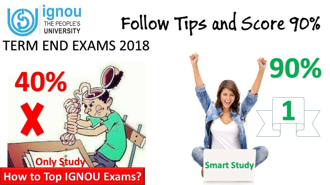 90% in IGNOU Exam | Follow these tips and get Success | Term End Exam ...