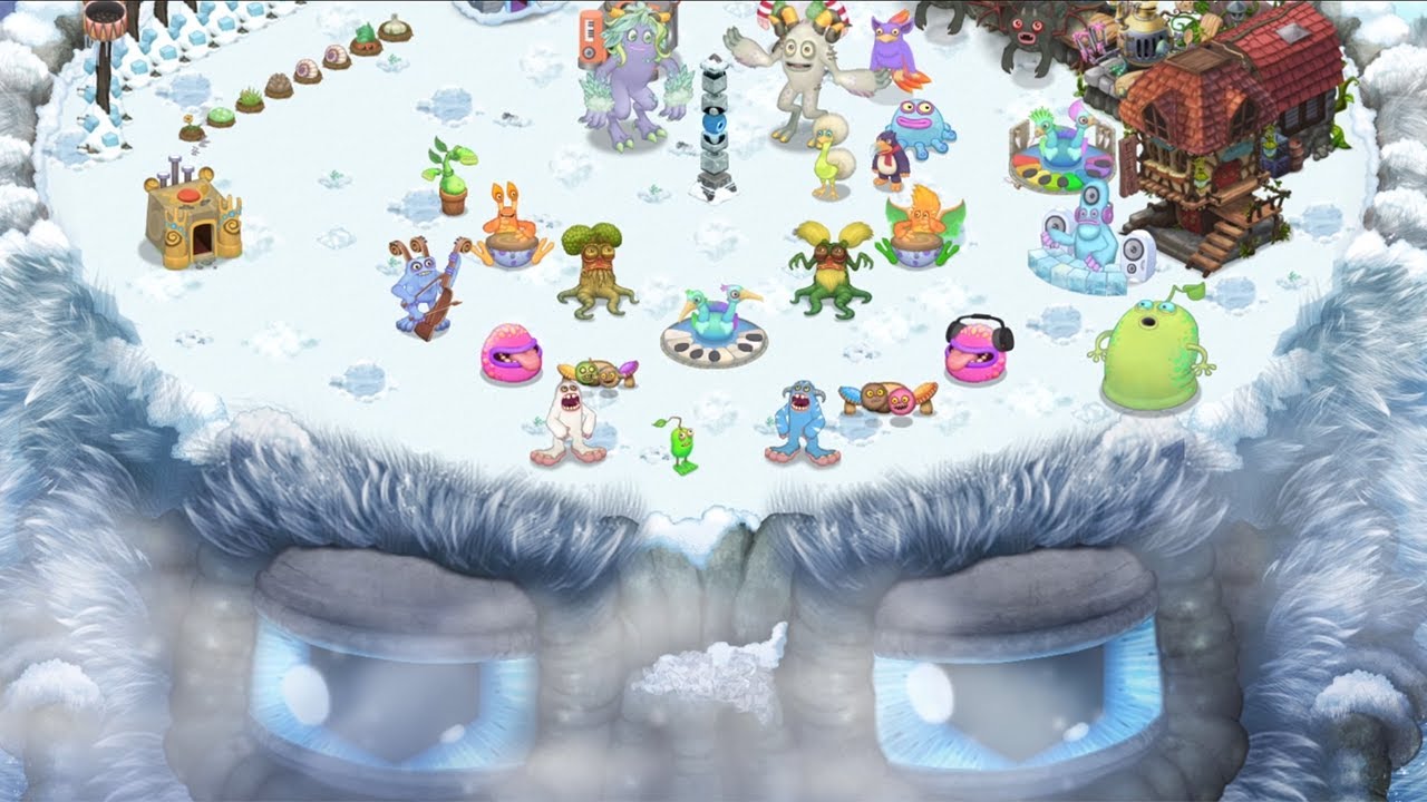 Cold Island Colossal waking up | My Singing Monsters - YouTube