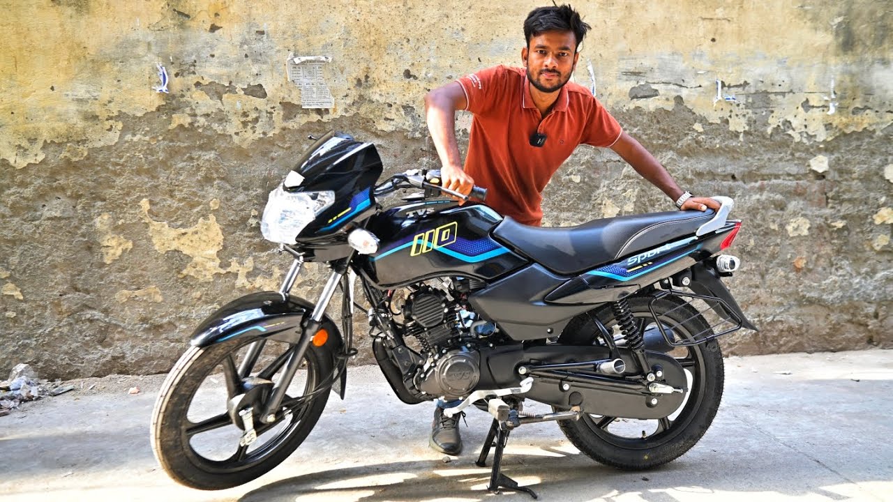 New Tvs Sport 110 ES Plus 2025 Features Detailed Review - YouTube