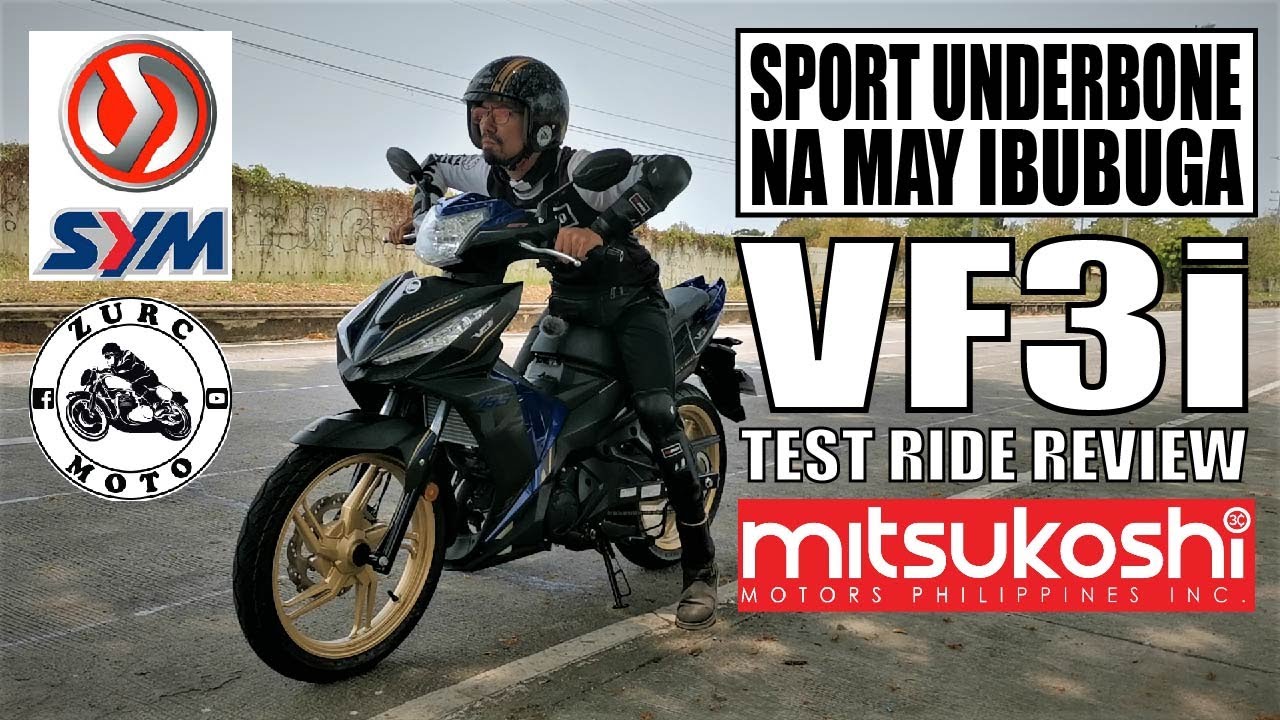 SYM VF3i Test Ride Review - YouTube