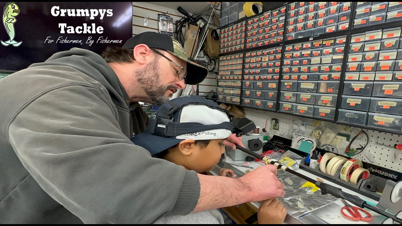 Pedro Builds His First Custom Fishing Rod with Rod Building Legend ...