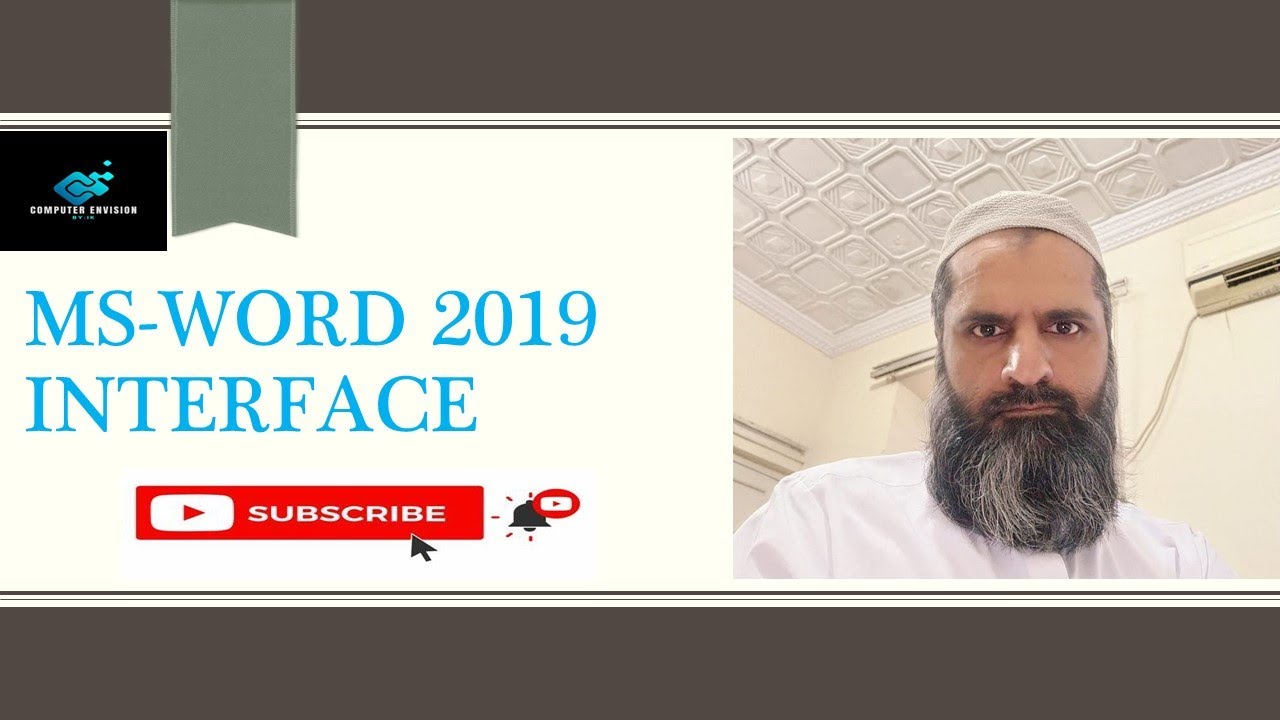 MS Word 2019 Interface - YouTube