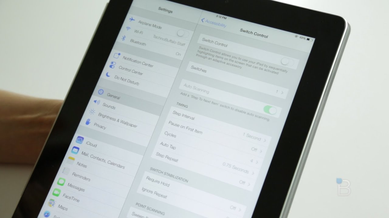 iOS 7 Head Gesture Controls Hands-On - YouTube