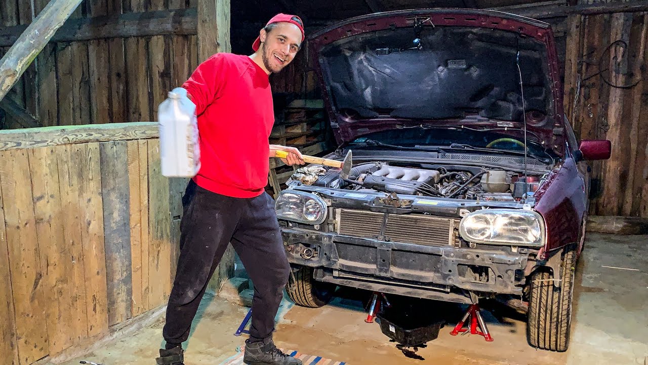 How to change oil - VW ABF 16v GTI - YouTube