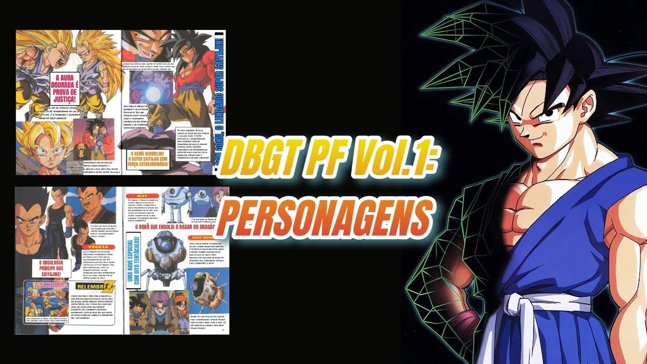 DBGT Perfect Files Vol. 1: Personagens (Viewer) - YouTube