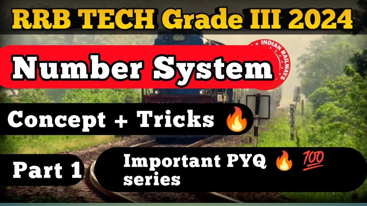 🔥 RRB Grade 3 Number system Maths previous year question ⁉️part 1 - YouTube