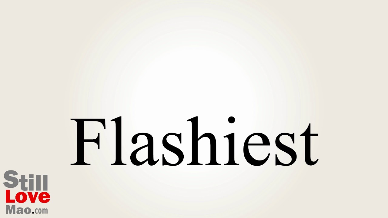 How to Say Flashiest in Chinese - YouTube