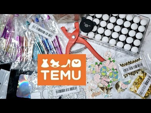 Temu Craft Haul Unboxing | With Product Links | Great Prices & Quality ...