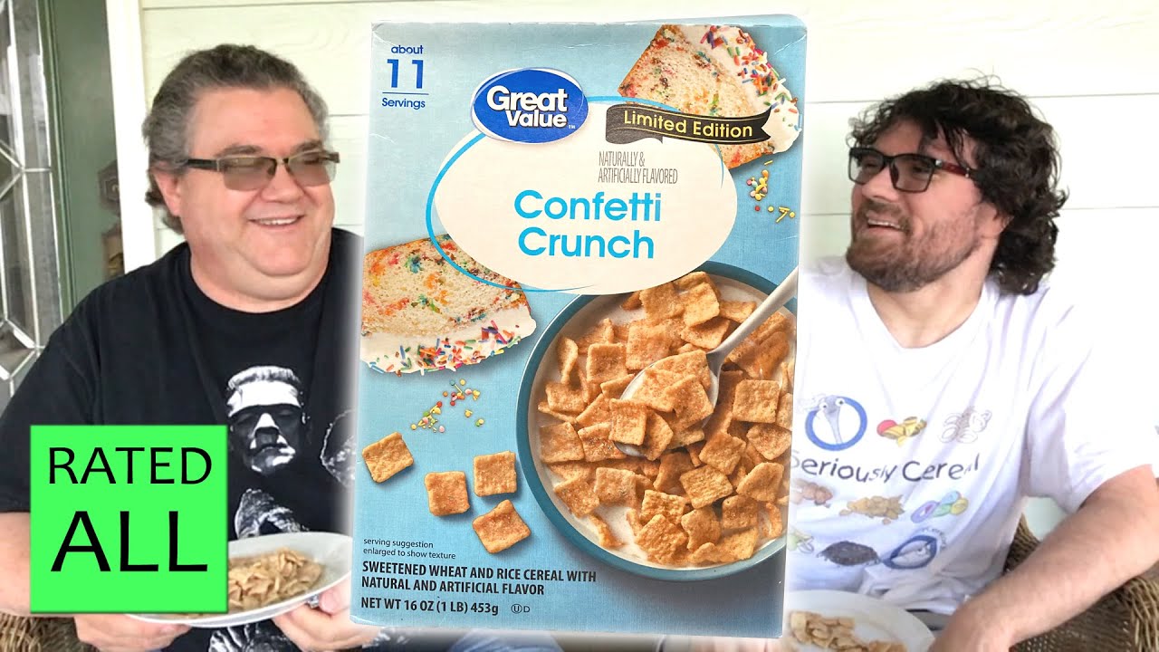 Confetti Crunch Review | Seriously Cereal Little Bites - YouTube