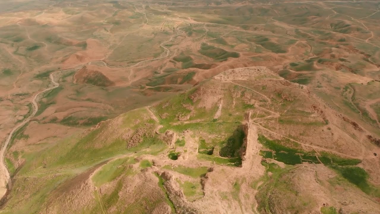 Khirbet el-Mird (Hyrcania? Herodion?) Aerial Views - YouTube