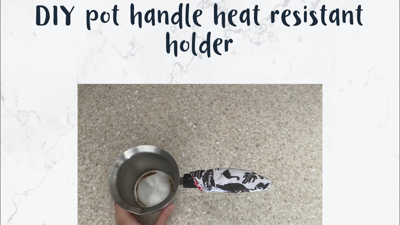 Diy pot handle holder - YouTube
