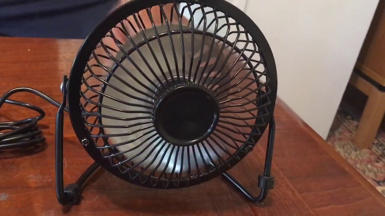 unboxing Mainstays 4 inch metal fan - YouTube