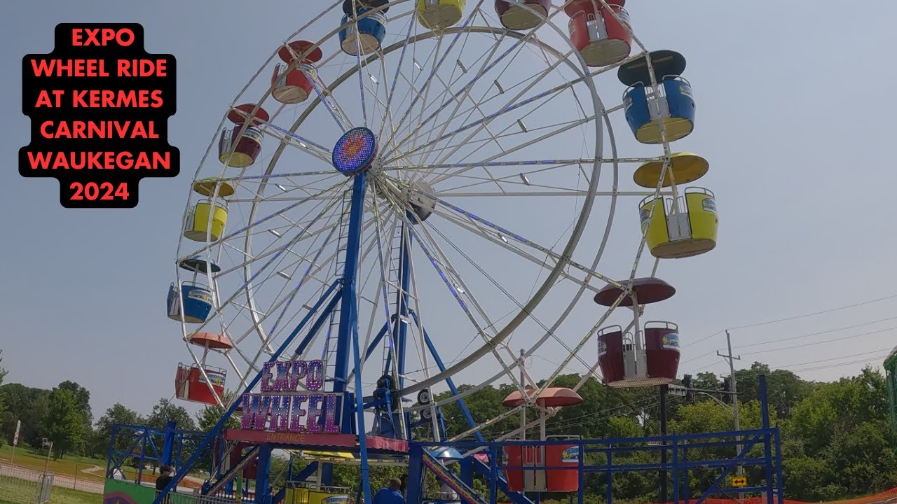 Expo Wheel Ride At Kermes Carnival Waukegan 2024 - YouTube