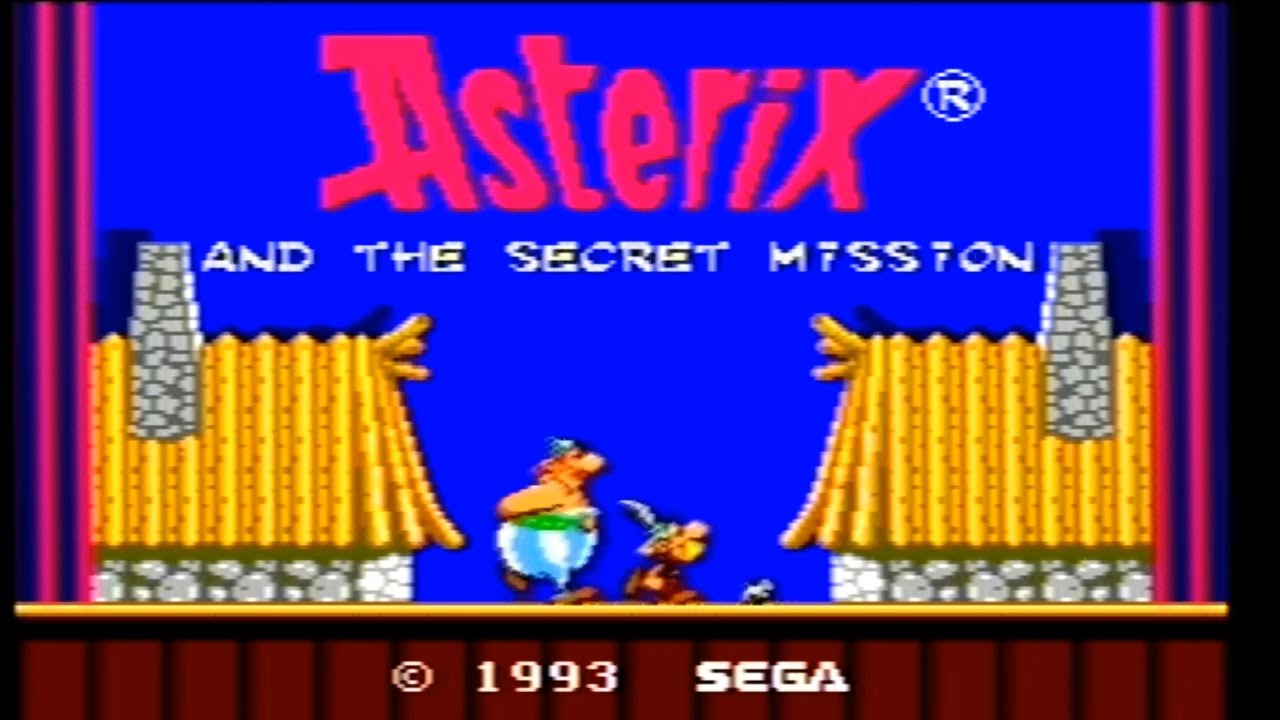 Master System Longplay - Asterix and the Secret Mission | Asterix (1993 ...