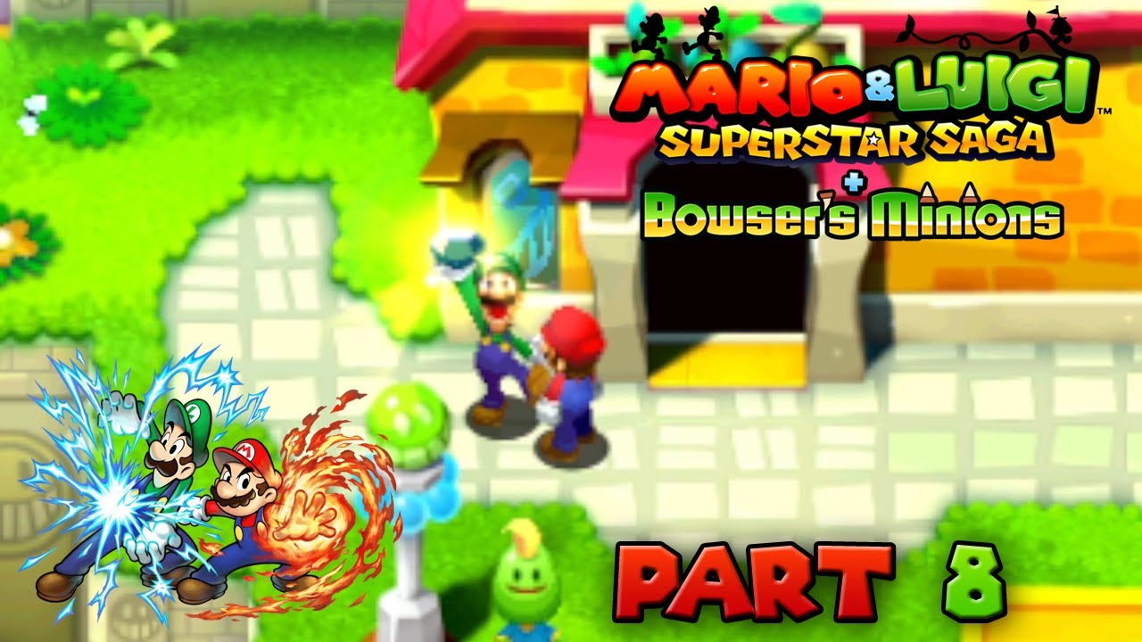 Mario & Luigi: Superstar Saga 3DS - Part 8 - Boss Chuckolator - YouTube