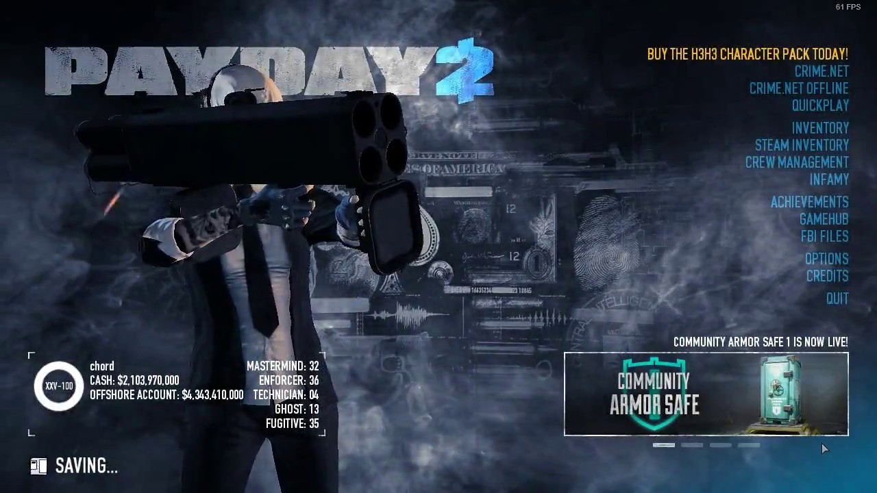 Payday 2: Cursed Kill room, solo any difficulty speedrun [1:51] - YouTube