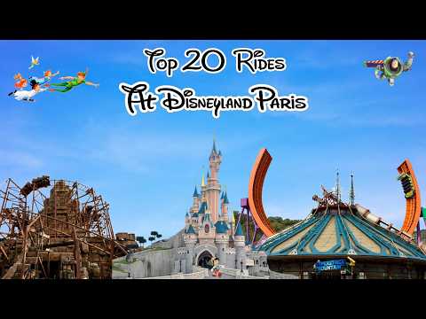 Top 20 Rides At Disneyland Paris !!