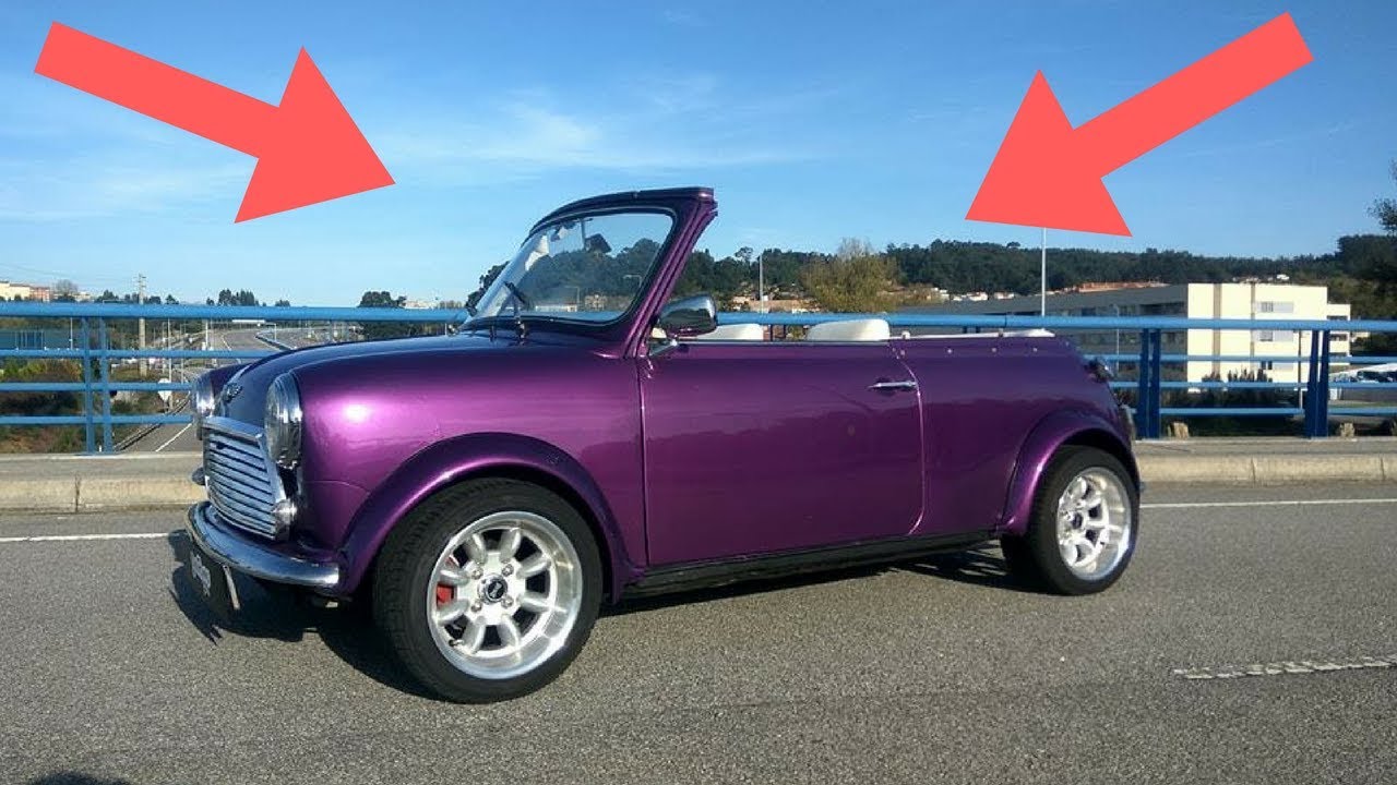 Austin Mini cabriolet 1982 - YouTube