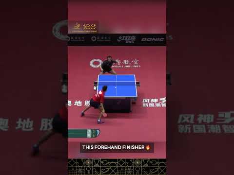 Creativity at both ends of the table at #ITTFWorldCup