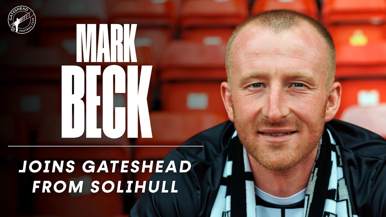 "It's been a long process!" 😅 | Mark Beck joins Gateshead | INTERVIEW ...