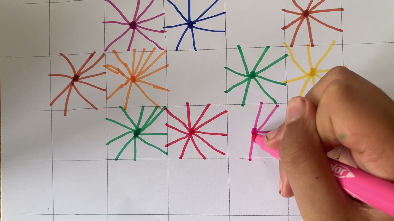 EYFS Pen Disco Rays - YouTube