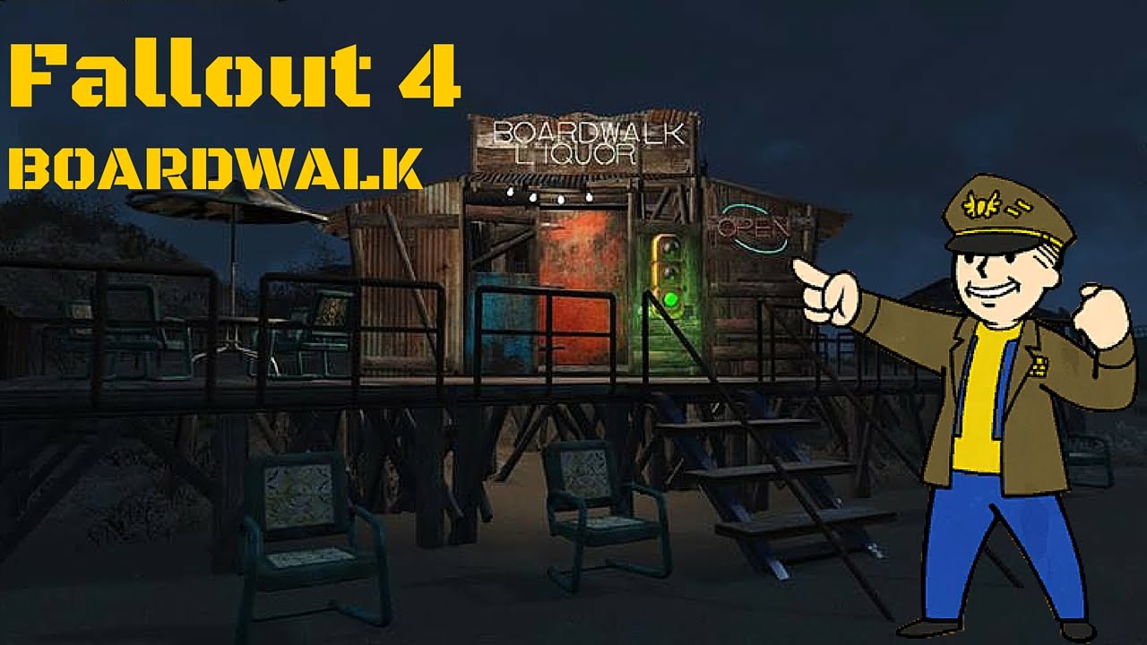 Fallout 4: Taking spectacle Island: Boardwalk - YouTube
