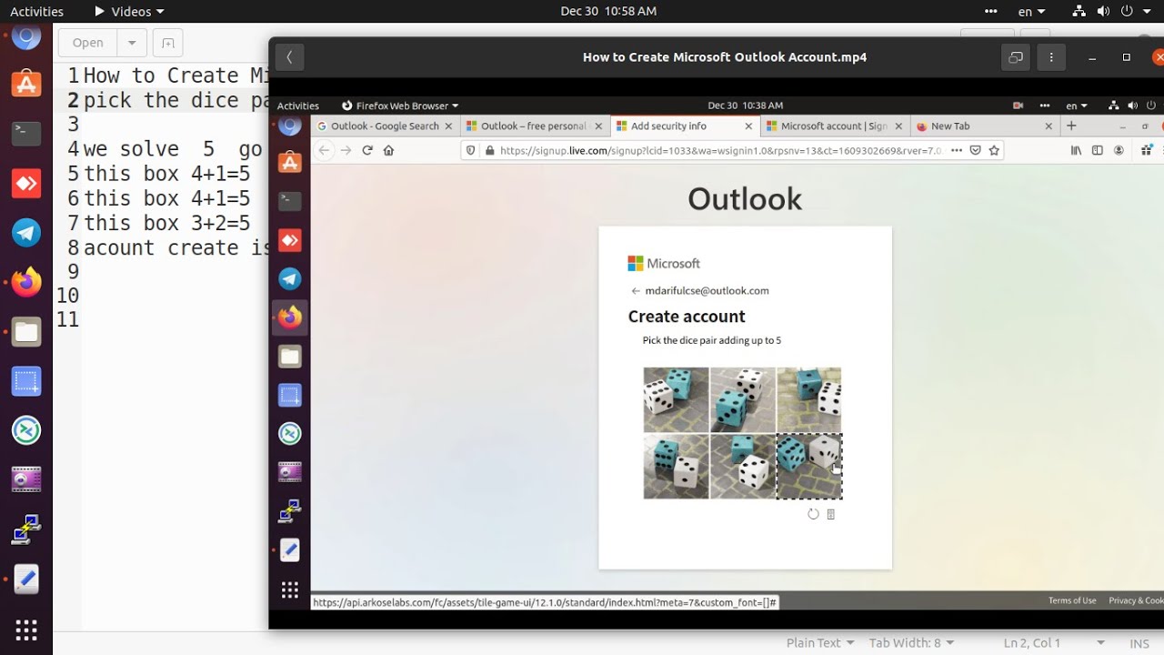 Fix Pick The Dice Pair Adding Up Up To 5 And How To Create Microsoft Outlook Account YouTube fix-pick-the-dice-pair-adding-up-up-to-5-and-how-to-create-microsoft-outlook-account-youtube