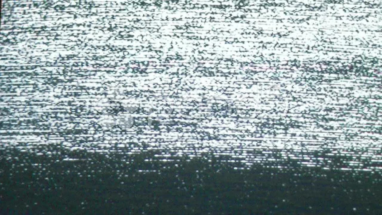Real Tv Static and Noise Special Effect Fx In Fullhd With Sound. Stock ...