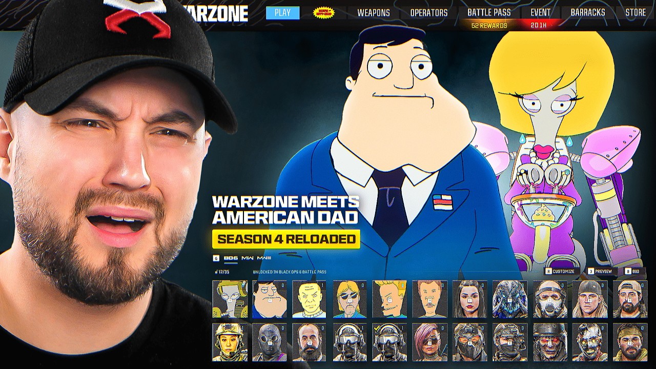 Warzone's NEW AMERICAN DAD Update is here but.. (CODToons Event) - YouTube