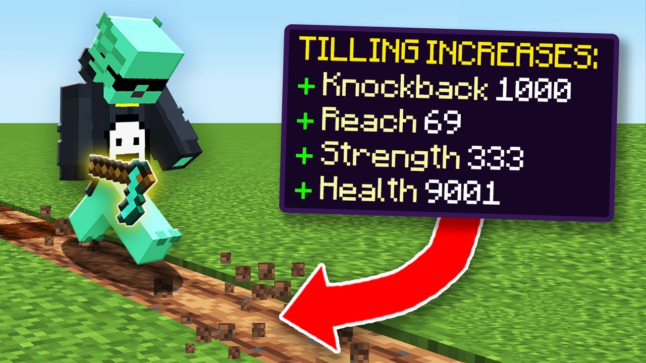 Minecraft Manhunt, But TILLING INCREASES My EVERYTHING! - YouTube