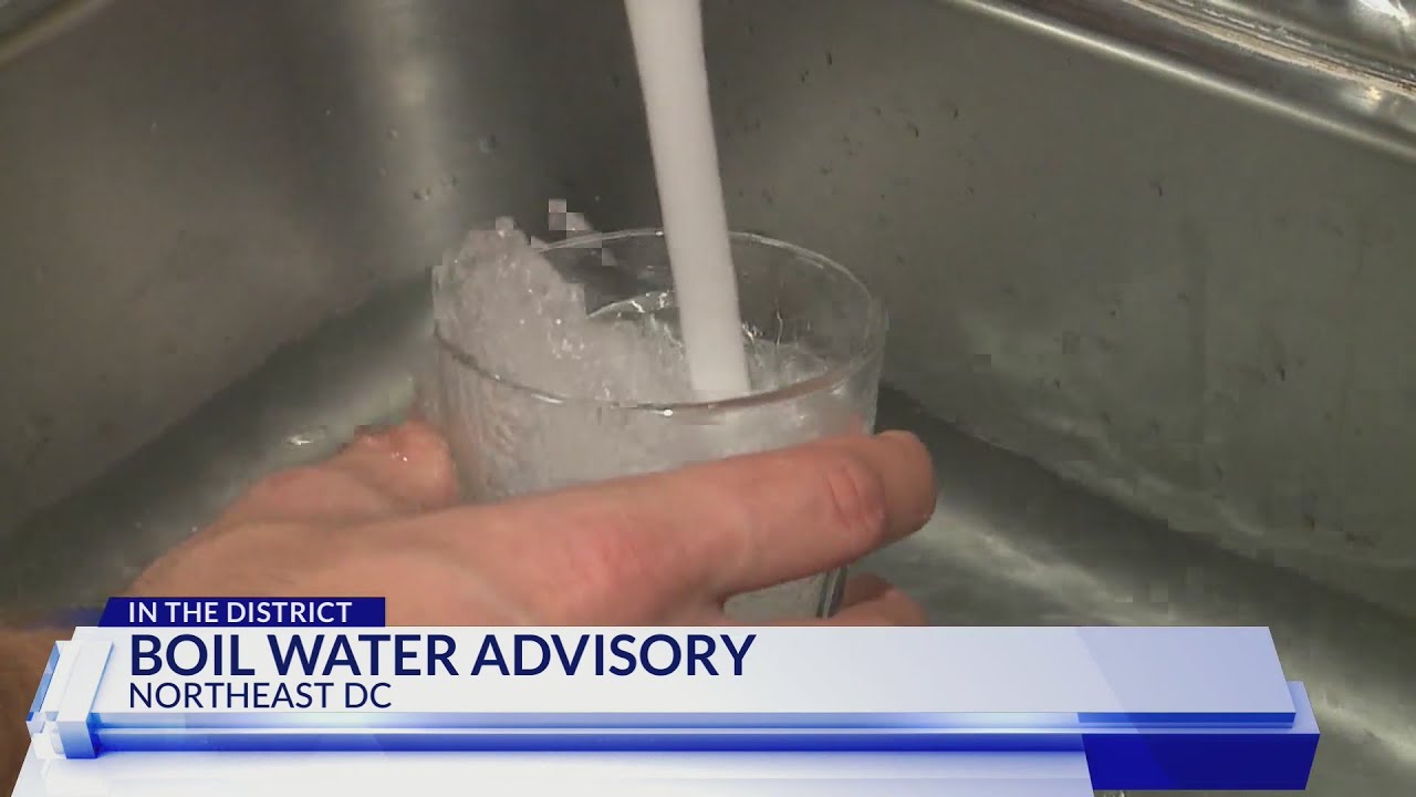 Boil water advisory in Northeast DC - YouTube