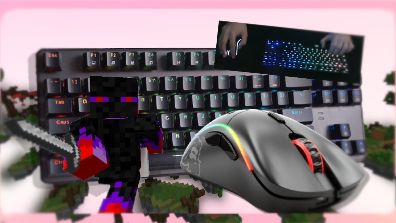 Keyboard + Mouse Sounds w/Handcam | Hypixel Bedwars - YouTube