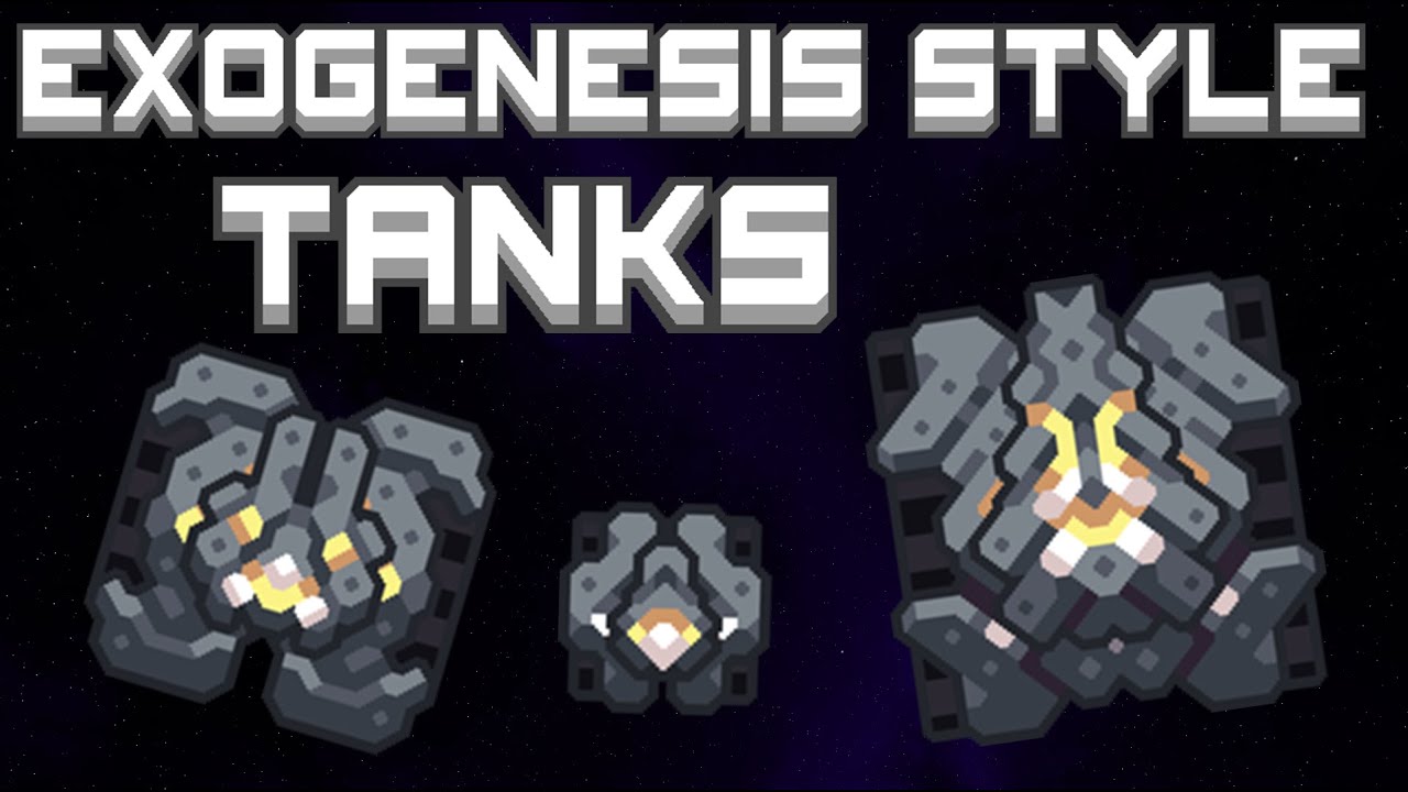Mindustry Spriting Timelapse - Exogenesis Style Tanks - YouTube