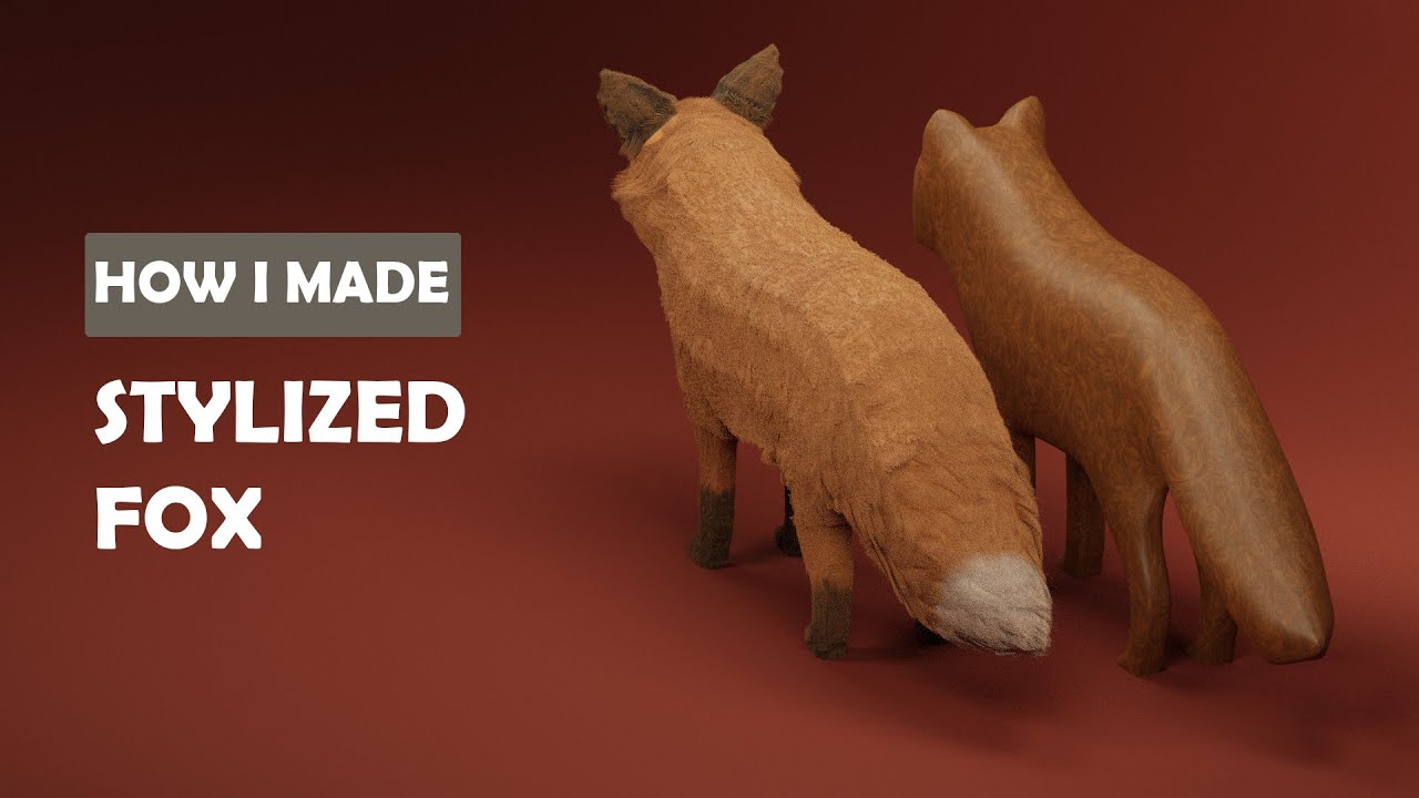 Fox - How I Made a Low Poly Fox in Blender - YouTube
