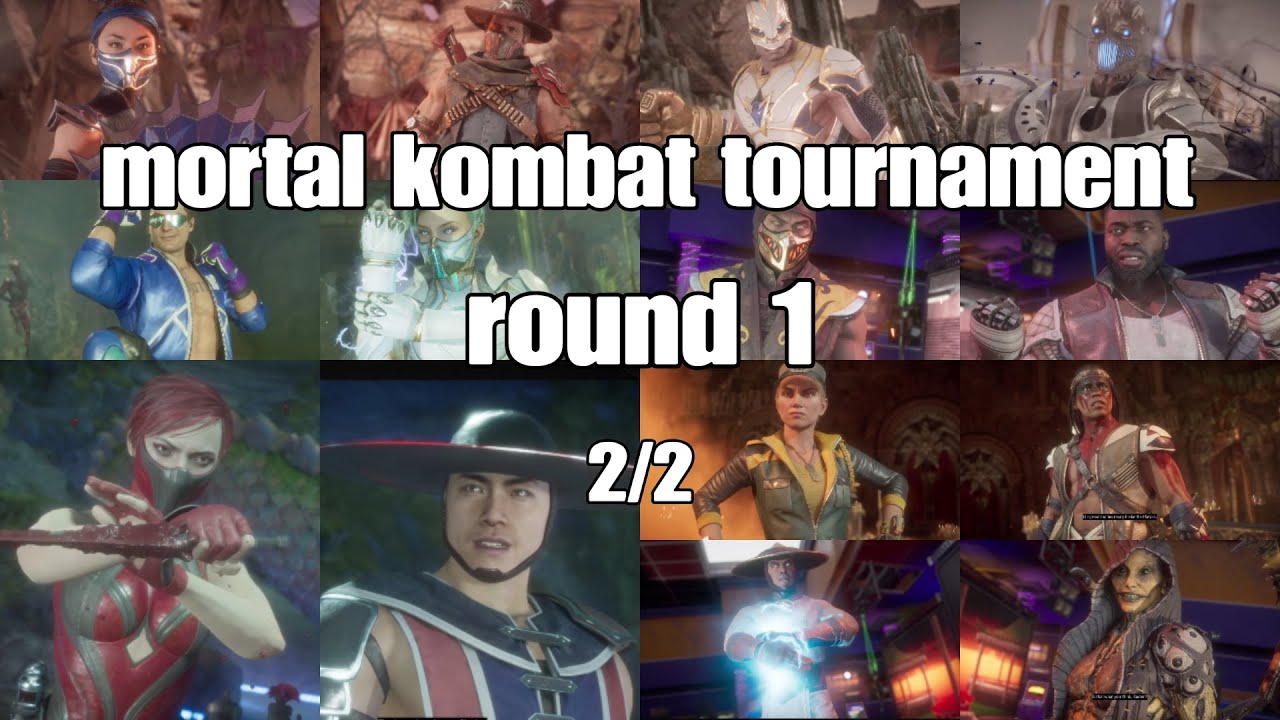 mortal kombat tournament round 1: (2/2) - YouTube