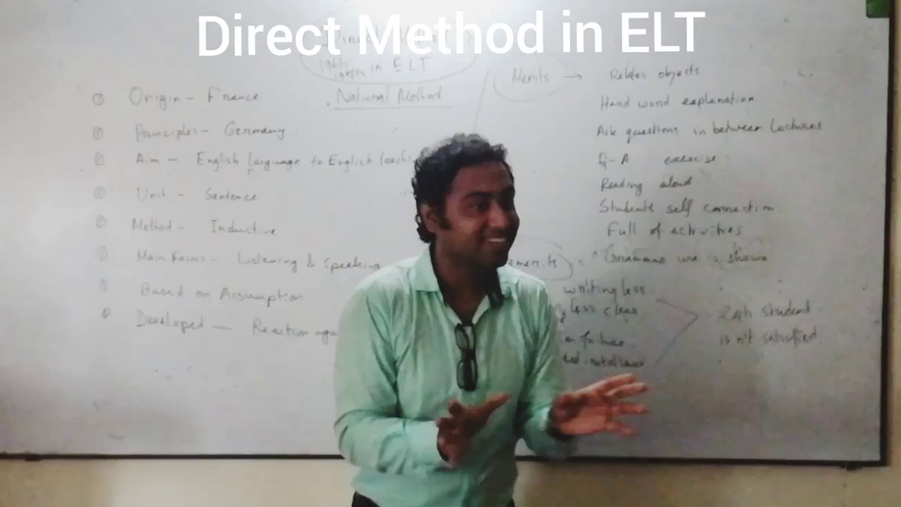 Direct Method in ELT || Main Features in Easy Highlighting Concerns ...