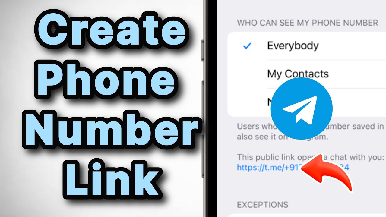 How to Create your Telegram Profile Link - YouTube