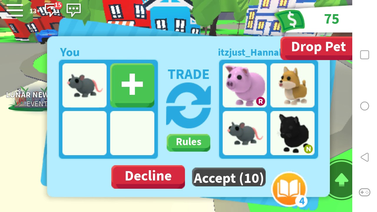 What Do People TRADE For A RAT?!🐁(Roblox Adopt Me Rat Update) - YouTube