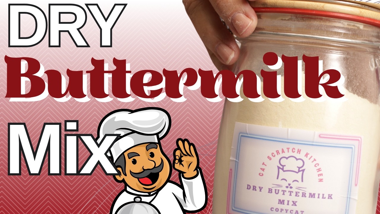 DIY Dry Buttermilk Mix: Easy Homemade Recipe - YouTube