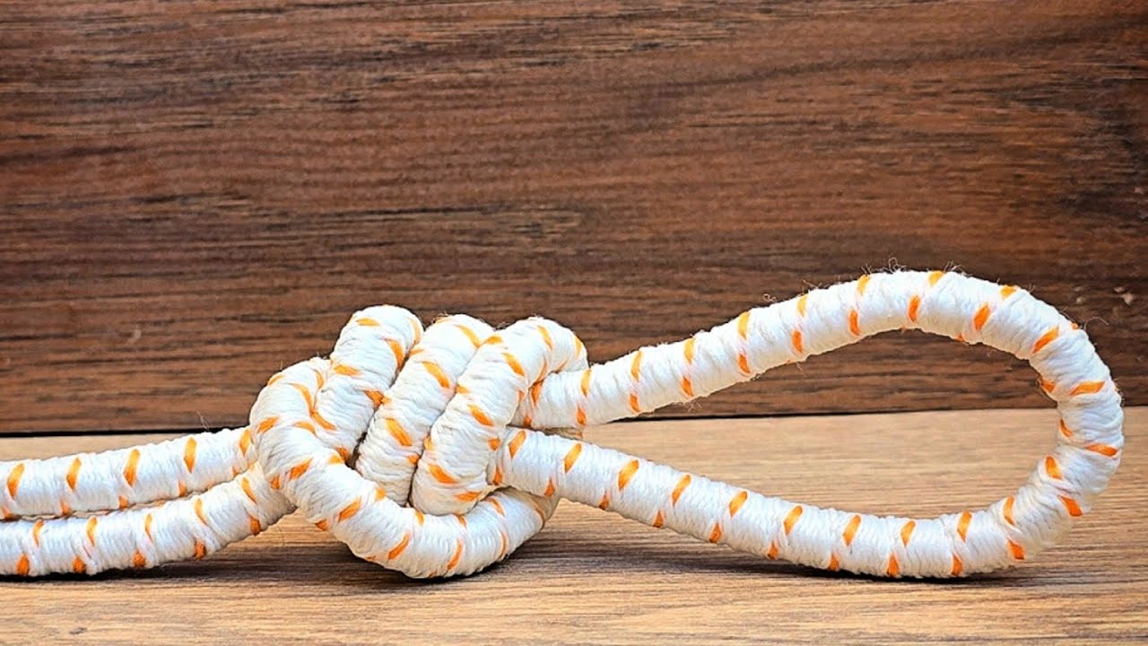 Mysterious knot, strong and easy knot that few people know - YouTube
