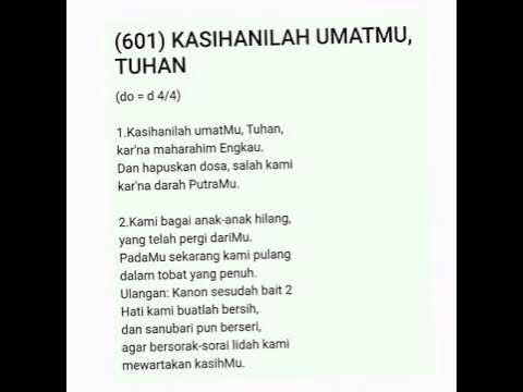 Kasihanilah UmatMu Tuhan - Puji Syukur No.601 - Yamaha PSR S670 - style karo - YouTube