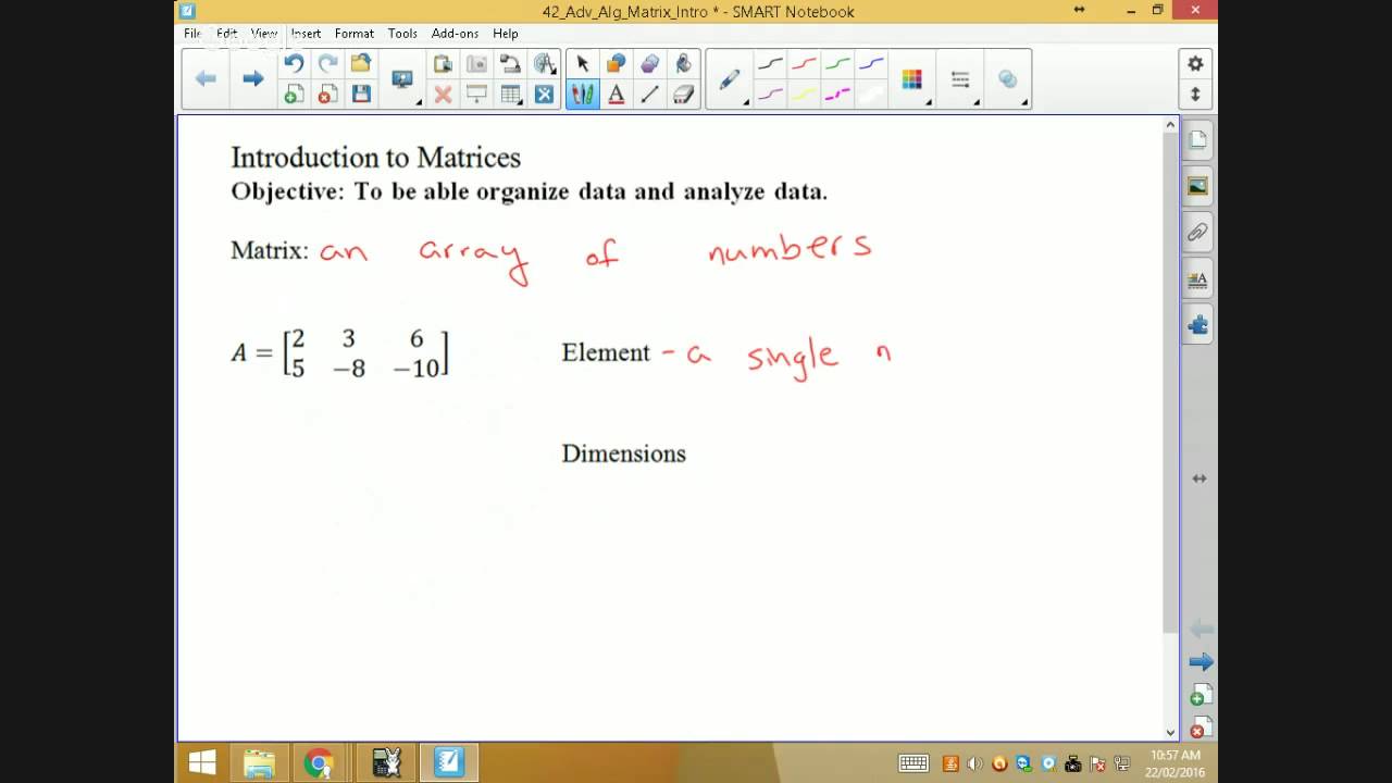 Trigonometry Introduction to Matrices - YouTube