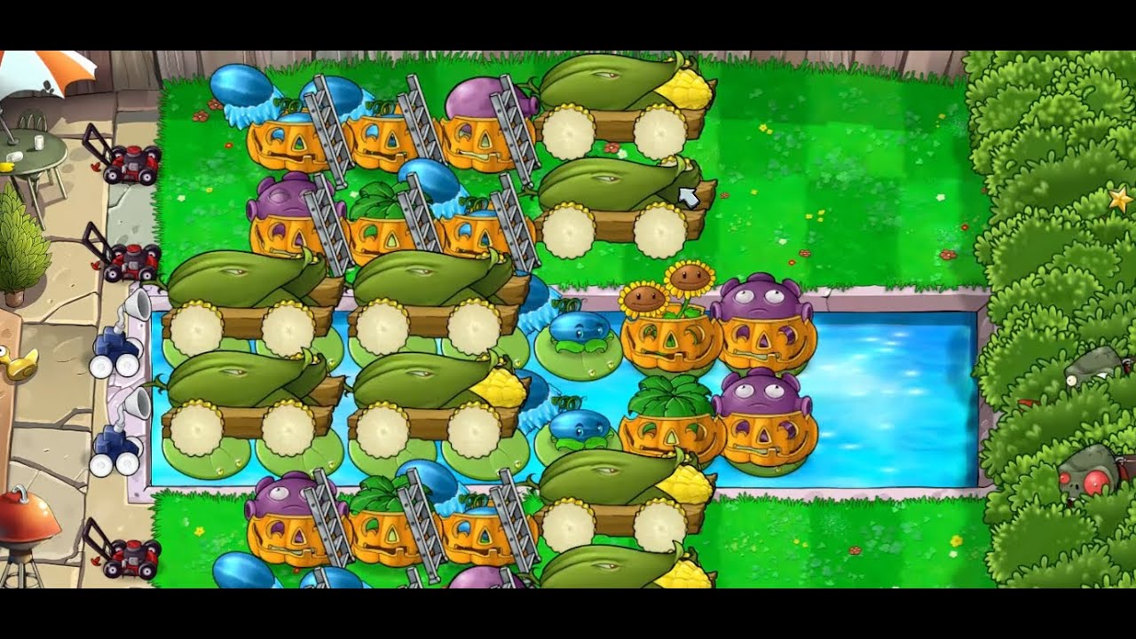 How to build the ultimate setup in PVZ Replanted survival endless - YouTube