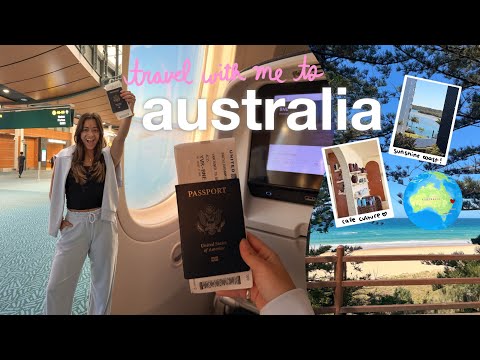 Travel With Me To AUSTRALIA!!! 🇦🇺🐨 32 hours in economy, exploring sunshine coast + unexpected events