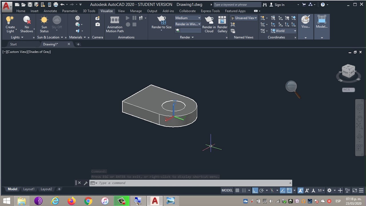 ACAD 3D 4ta. parte - YouTube