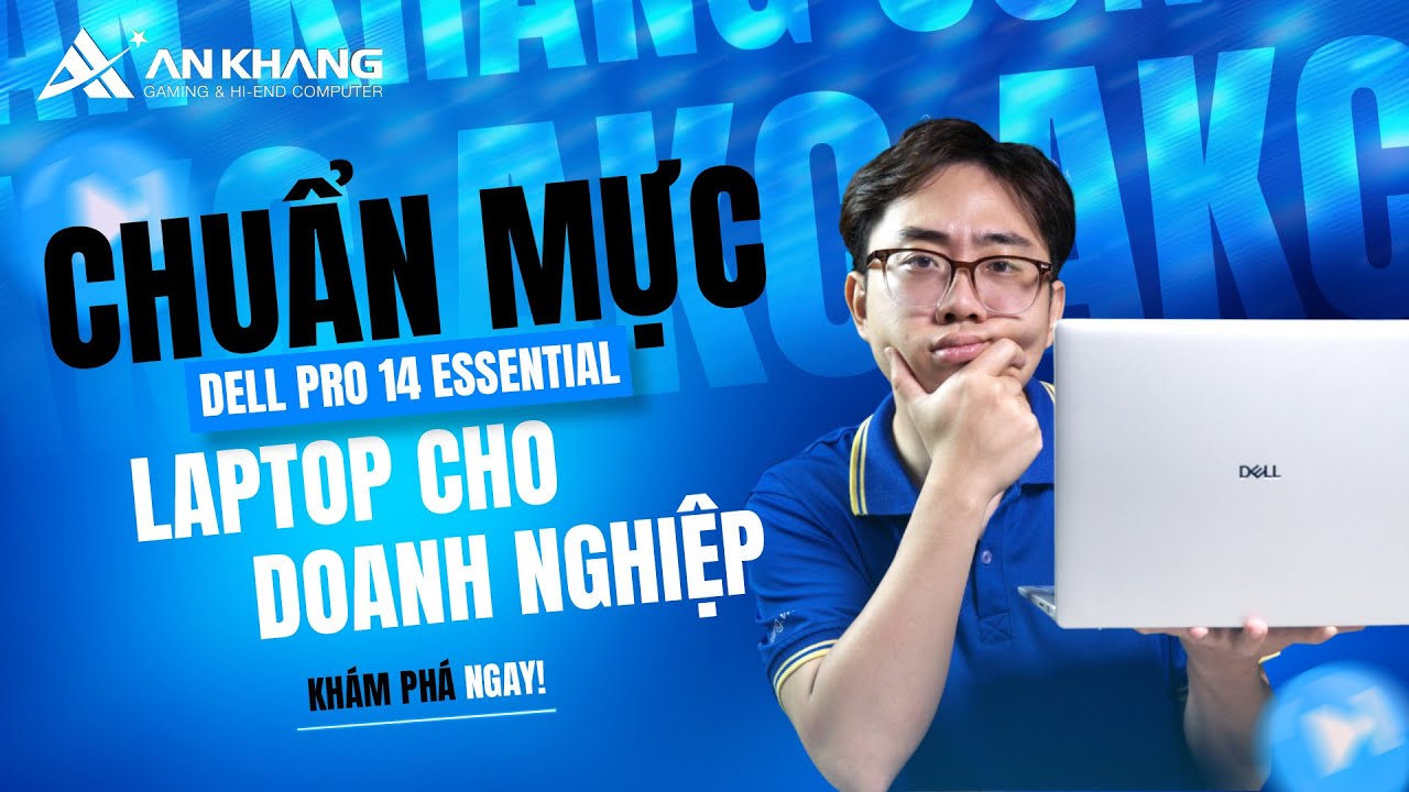 Laptop Chuẩn mực cho doanh nghiệp - Dell Pro 14 Essential | An Khang ...