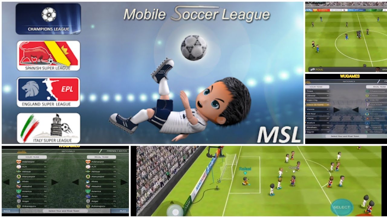 MOBILE SOCCER LEAGUE - Gameplay test ANDROID (Huawei Y9 Prime) - YouTube